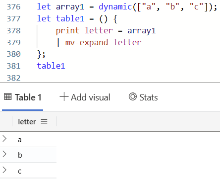 KQL - Cast Array to Table | blog.n-dimensions.de